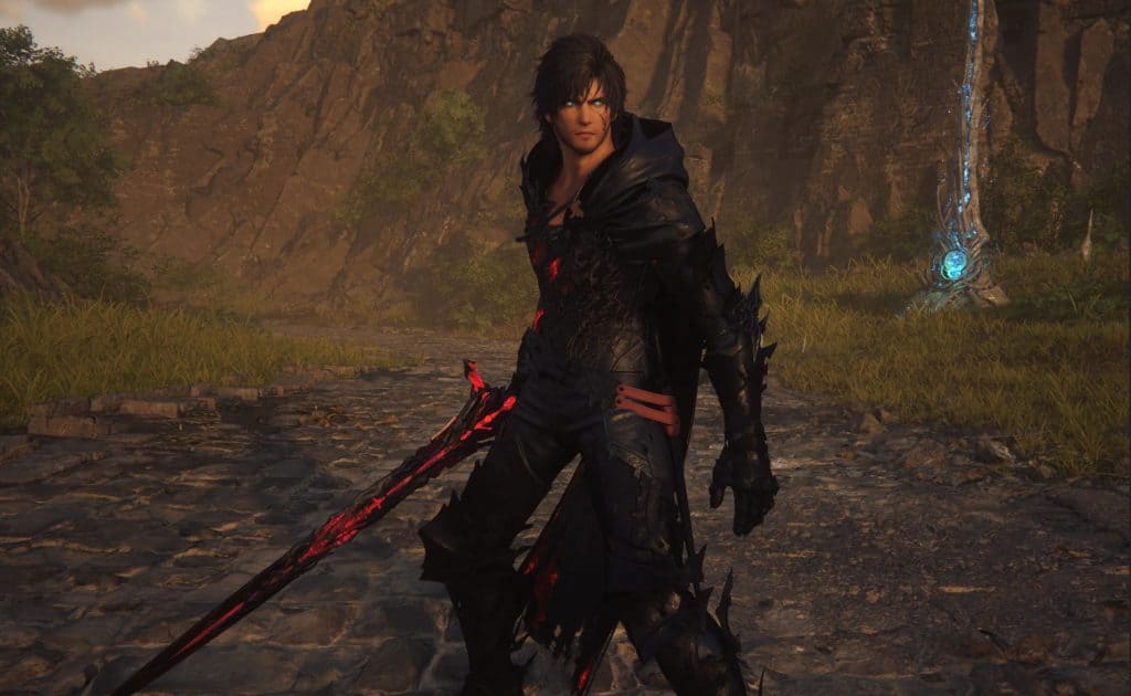 Blue Eyes Black Outfit Clive - updated Omega Weapon v1.0 | Final ...