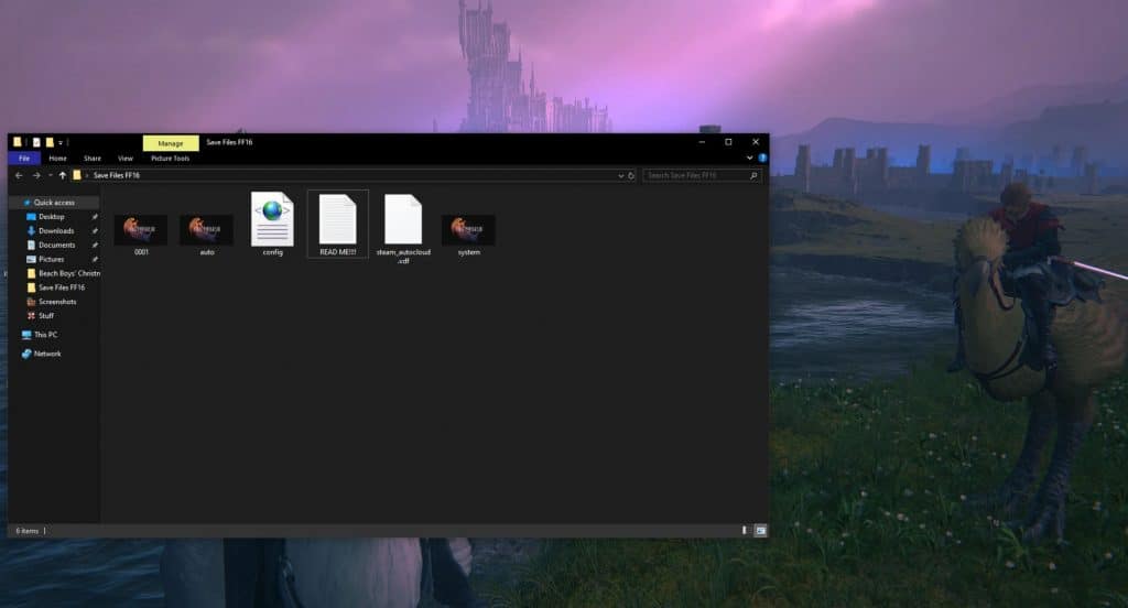 Final Fantasy XVI(16) Save File Before the Final Boss and Start of DLC ...