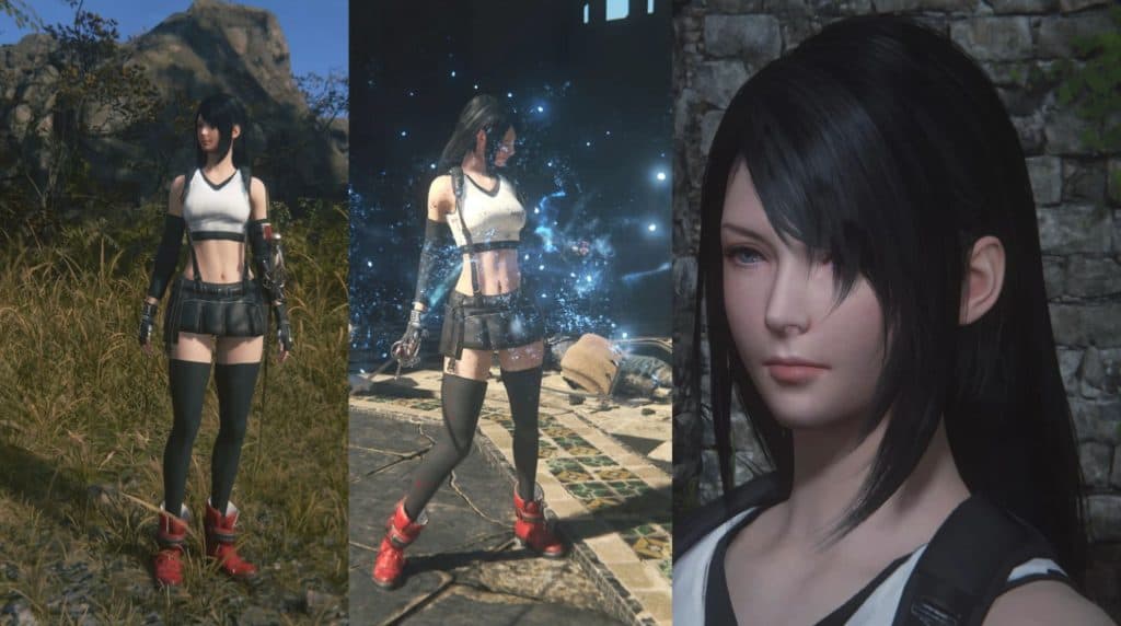 Jill Tifa Outfit w standalone Black Hair v1.0 | Final Fantasy 16 Mod