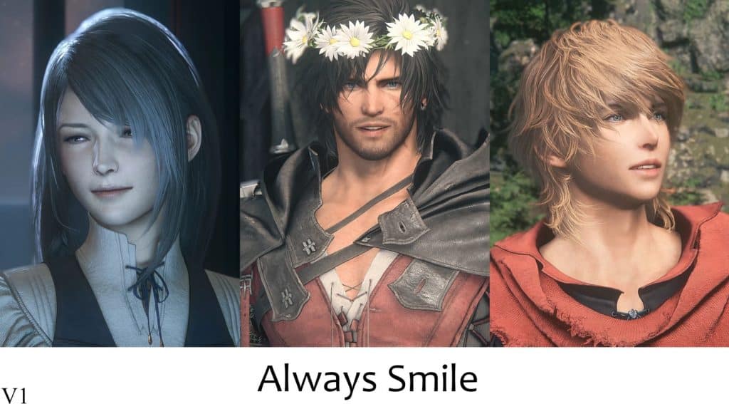 Always smiling v1.0 | Final Fantasy 16 Mod